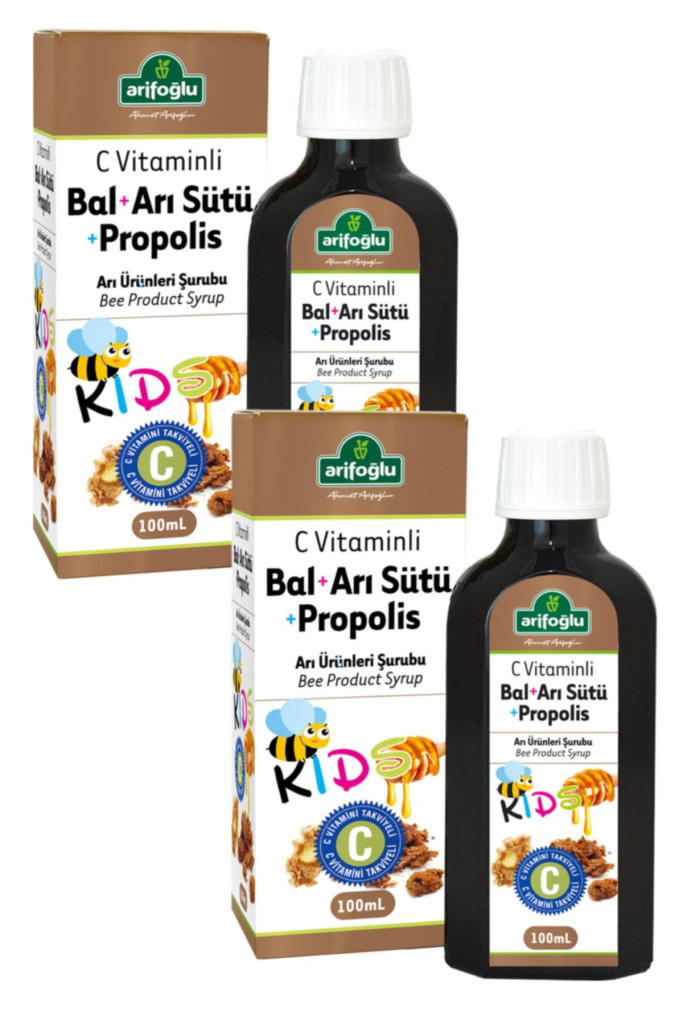 Organic Honey Royal Jelly Propolis For Kids 100 ml Set of 2 Arifoğlu by ...